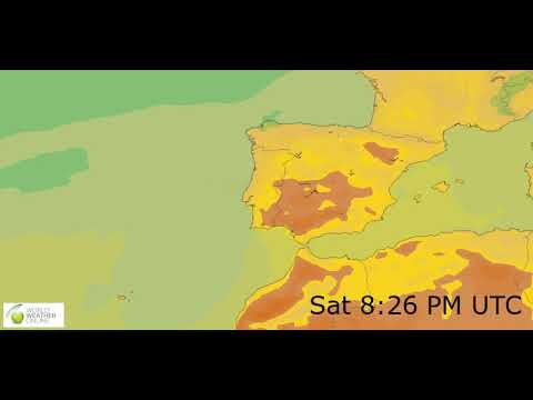 Spain Surface Temperature Weather Forecast HD: 22 May 2020 [Updated at ...