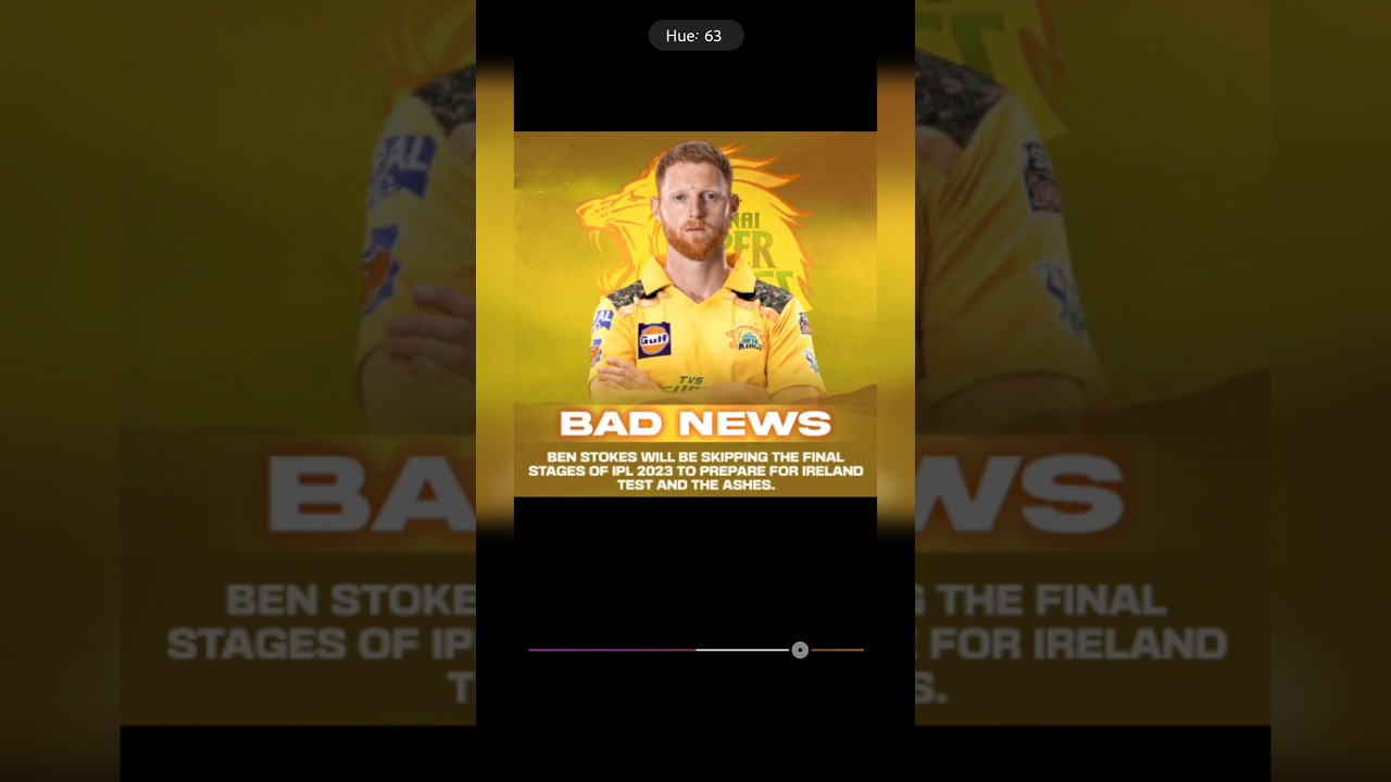 Ben Stokes sad news for csk fan 🥺😟|| #shortvideo #cricketlover #cricket ...