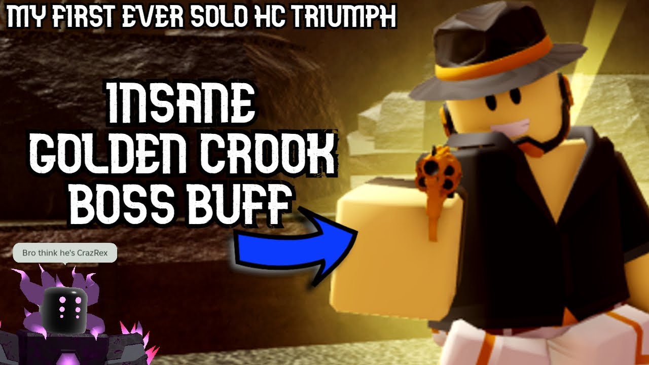 MY FIRST EVER SOLO HC TRIUMPH WITH BUFF G CROOK BOSS | Tower Defense ...