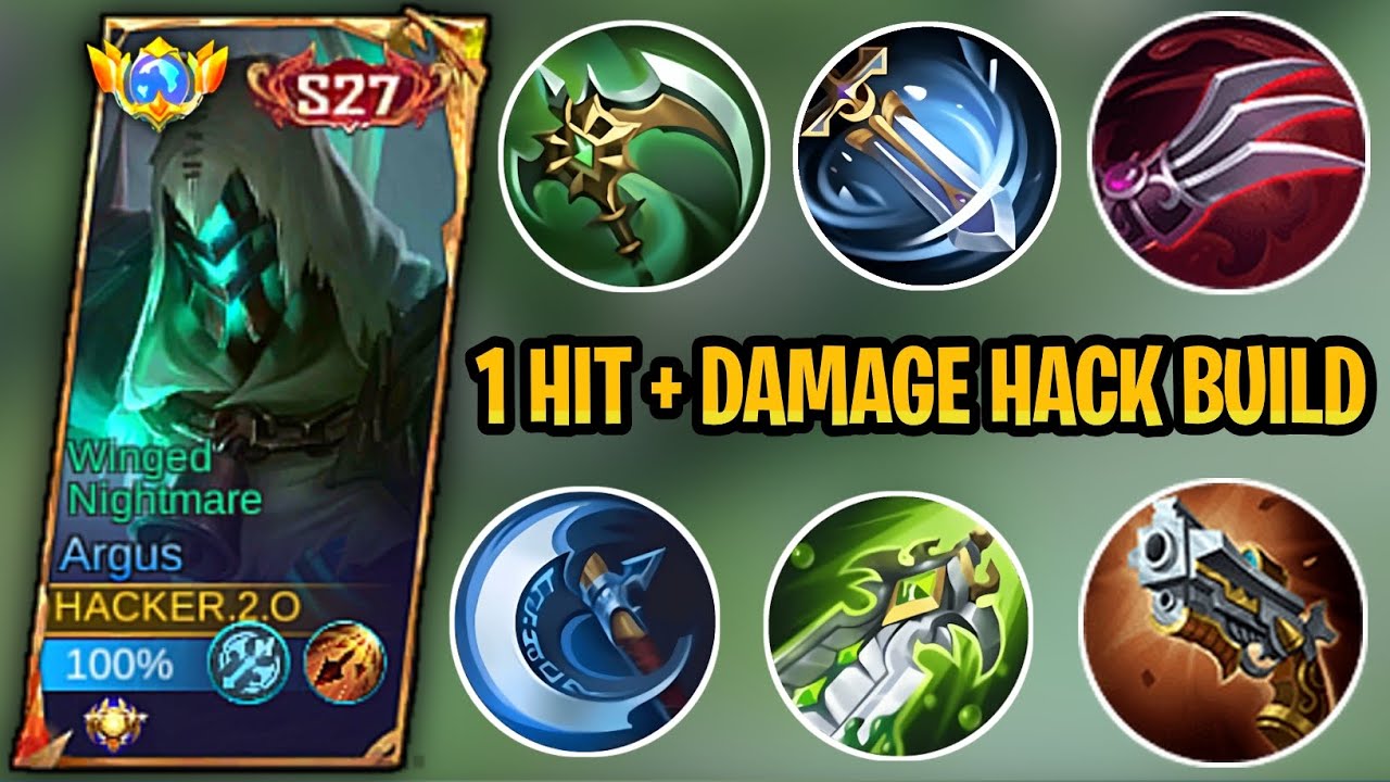 GLOBAL ARGUS 1 HIT BUILD 2023 ( DAMAGE HACK ) ARGUS BEST BUILD 2024 ...