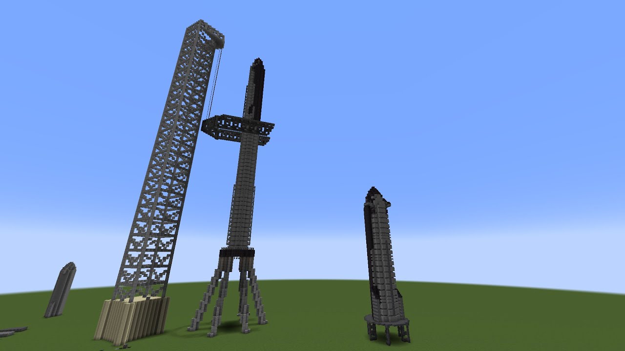 SpaceX Starship Build | Minecraft SSP | Ep. 1 | Caves and Trees - YouTube