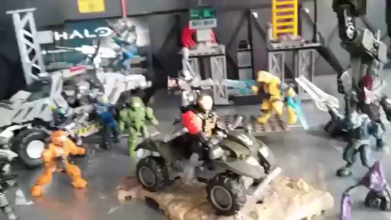 HALO MEGA BLOCKS UNSC SPARTAN EMILE X 2 & CUSTOM [R] EMPIRE - YouTube