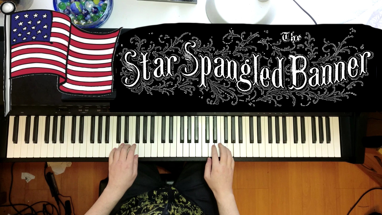 The Star Spangled Banner - United States National Anthem - Piano Solo ...