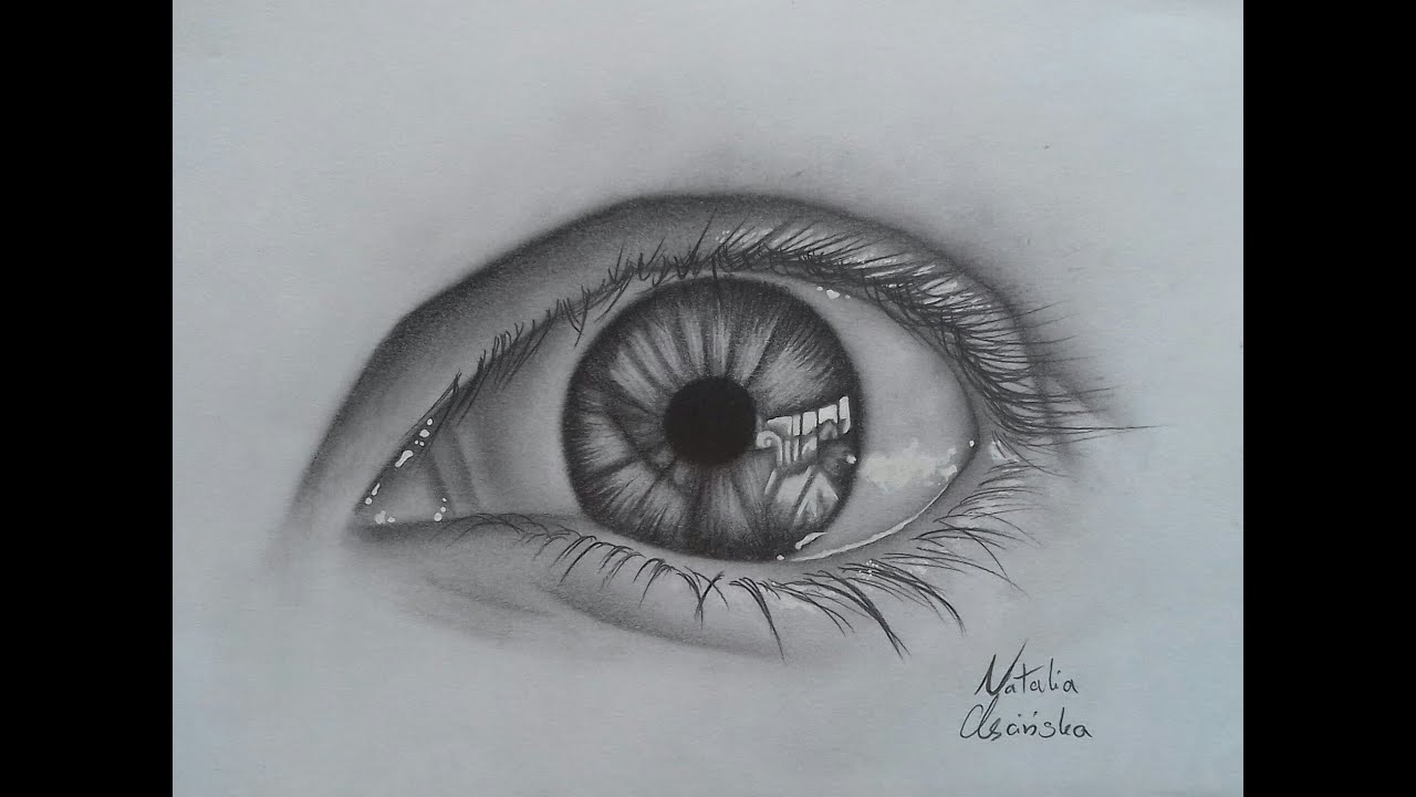 Realistic Eye - Speed Drawing - YouTube