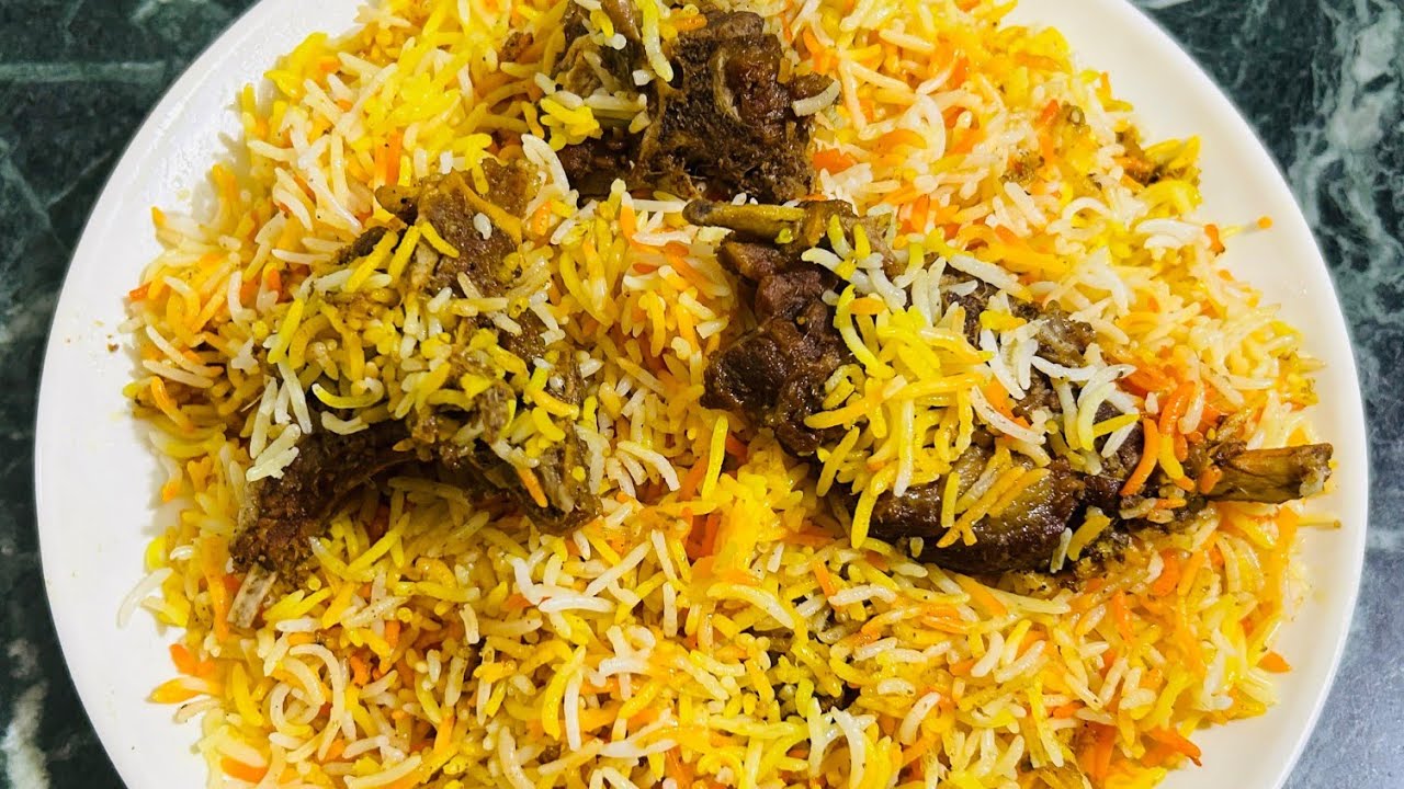 मटन चाप बिरयानी | Mutton chaap dum biryani recipe | Bakra eid special ...