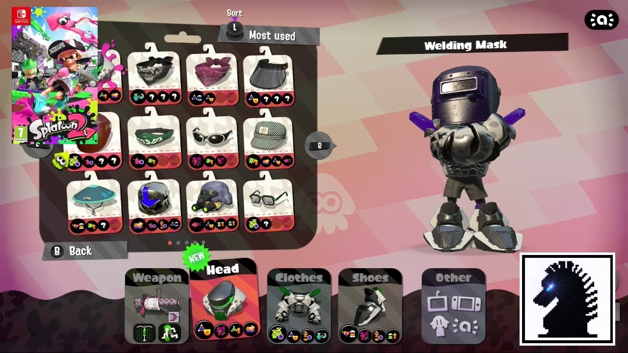 NS Splatoon 2 - Salmon Run - The Welding Mask Inkling - YouTube