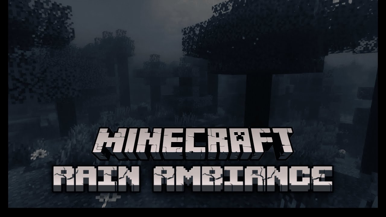🌧 Minecraft Rain w/ Ambient Sounds | 4 Hours - YouTube