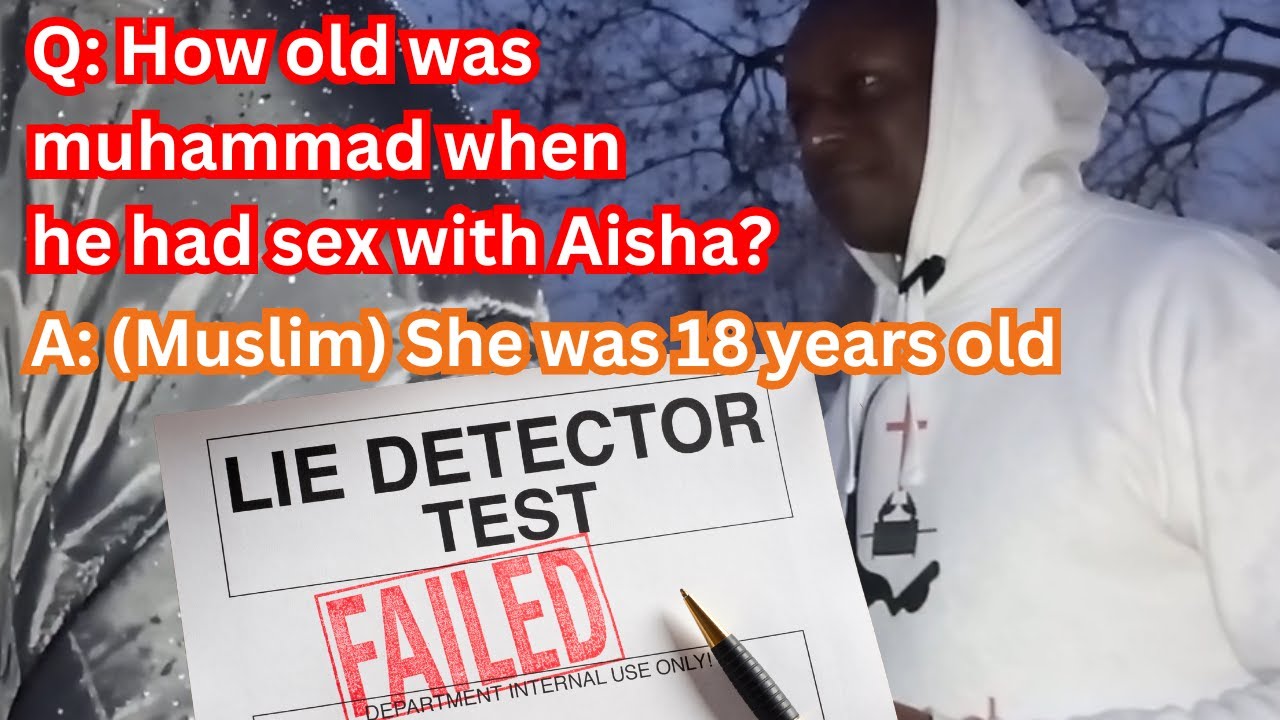 Muslim hiding behind the camera lies about Aisha's age who muhammad had ...