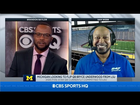 Can Michigan keep Bryce Underwood home? – Sam Webb discusses on CBS ...