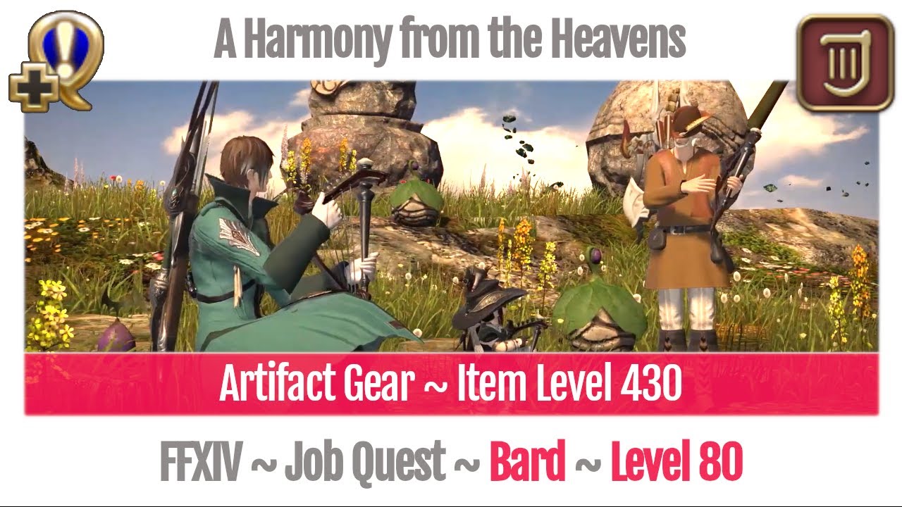 FFXIV Bard Level 80 Job Quest ~ Shadowbringers - A Harmony from the ...
