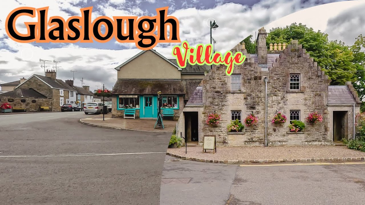 Walking through Glaslough Village, Glaslough, County Monaghan, Ireland ...