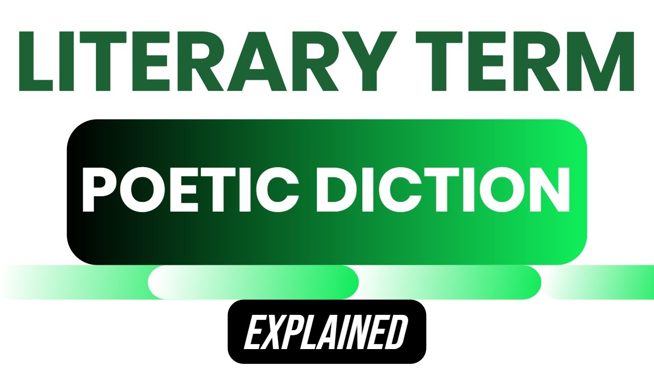 Poetic Diction in English Literature - YouTube