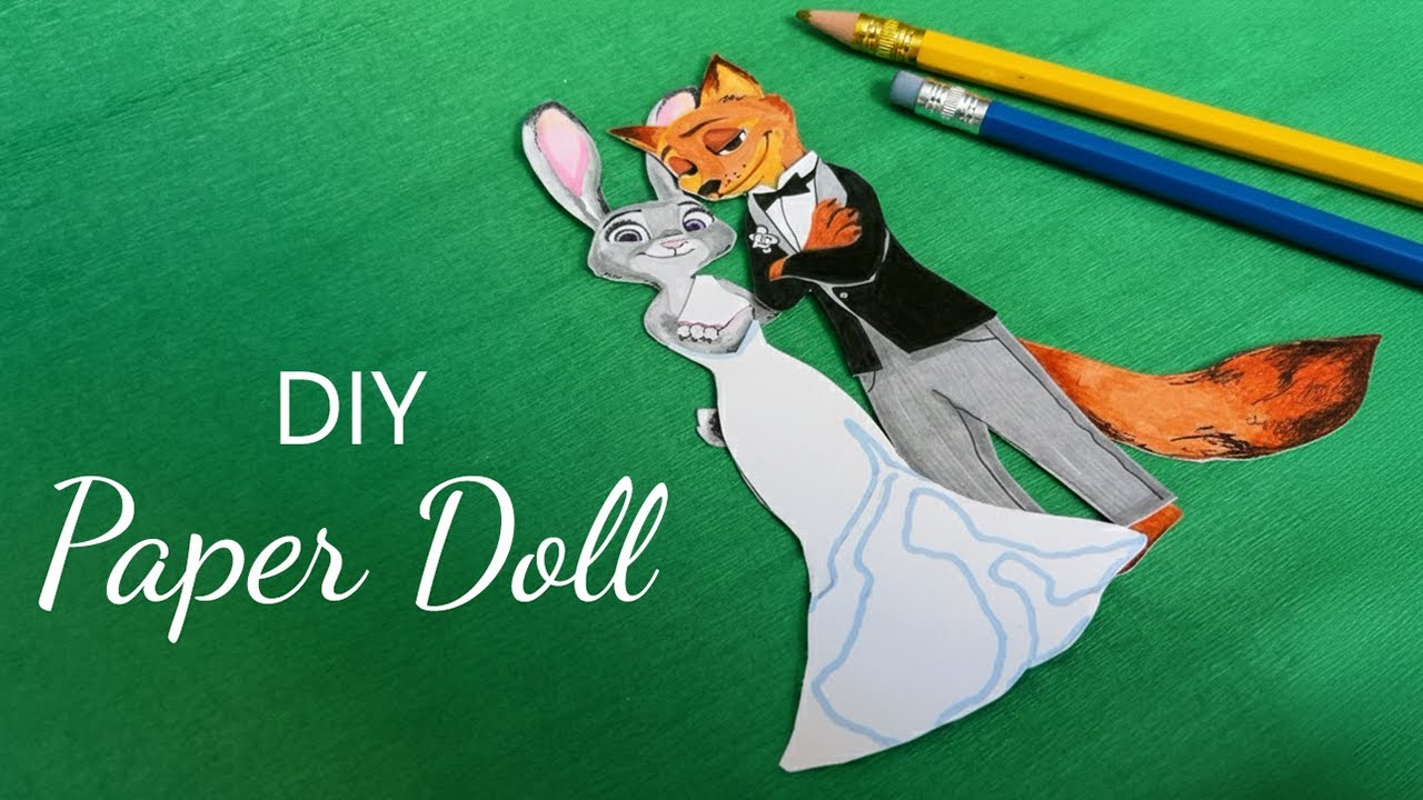 Zootopia 2 / Paper Doll DIY - YouTube