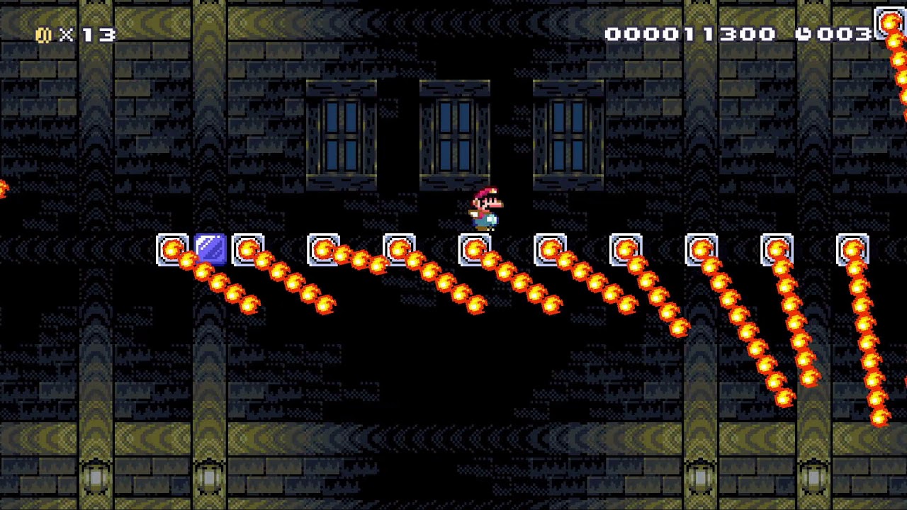 fire barrier speedrun - Super Mario Maker 2 - Course World Gameplay ...