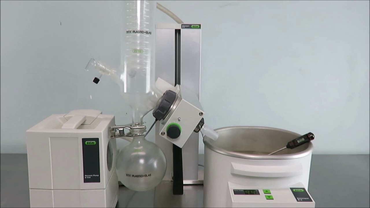 Buchi Rotary Evaporator R3 Rotovap - YouTube