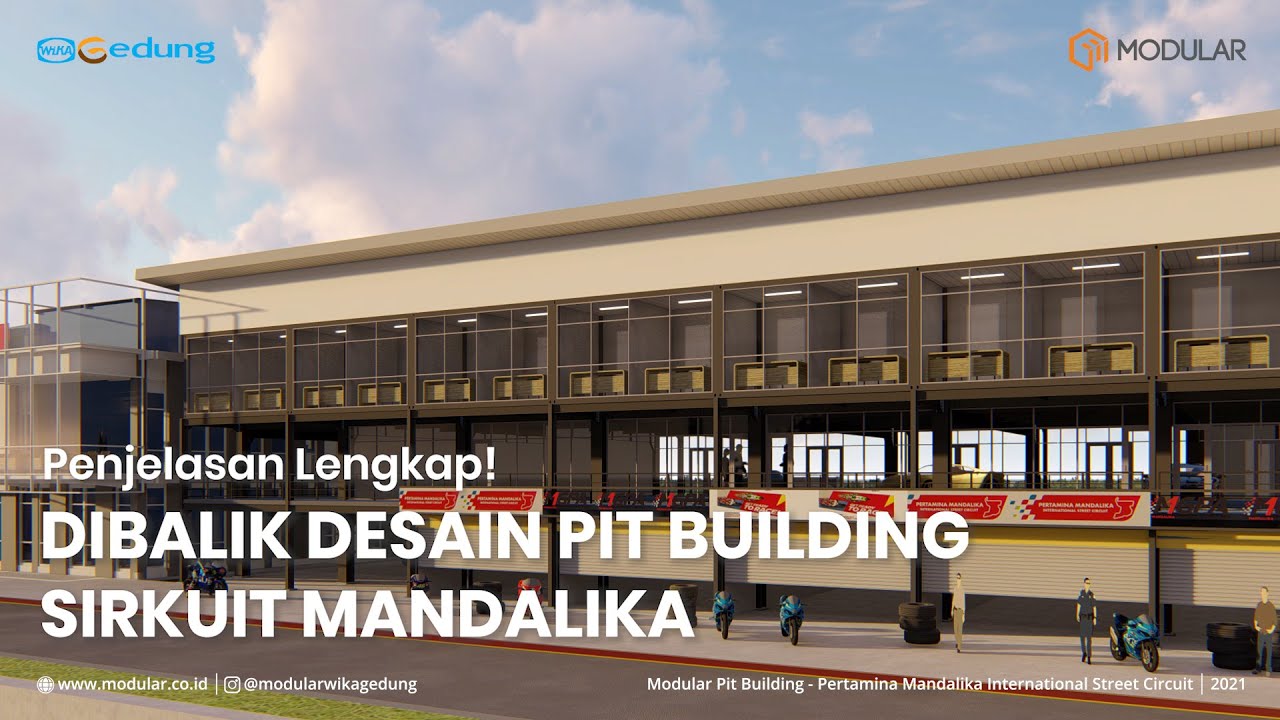 Penjelasan Lengkap! Dibalik Desain Pit Building Sirkuit Mandalika - YouTube