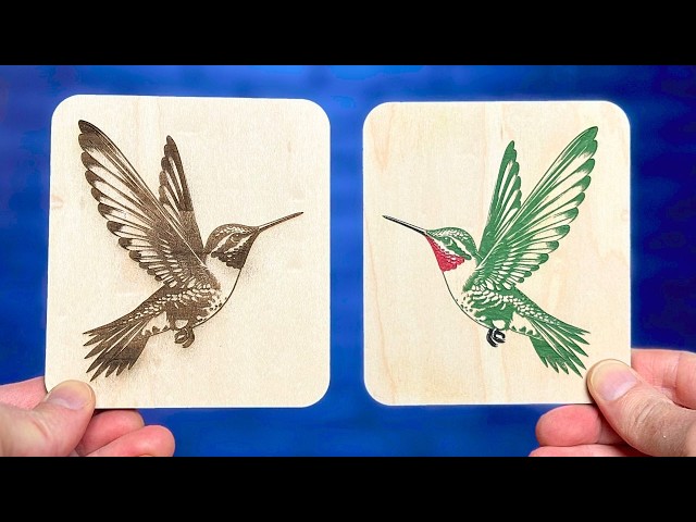 Laser Engraved Wood Filler Color