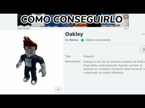 🌟COMO CONSEGUIR Oakley COMPLETAMENTE GRATIS - ROBLOX⭐ - YouTube