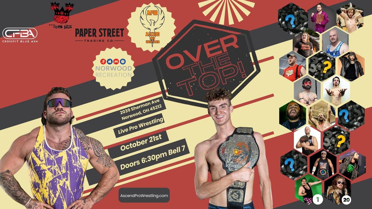 Ascend Pro Wrestling's Over The Top: 20 Man Rumble Match (Picture ...