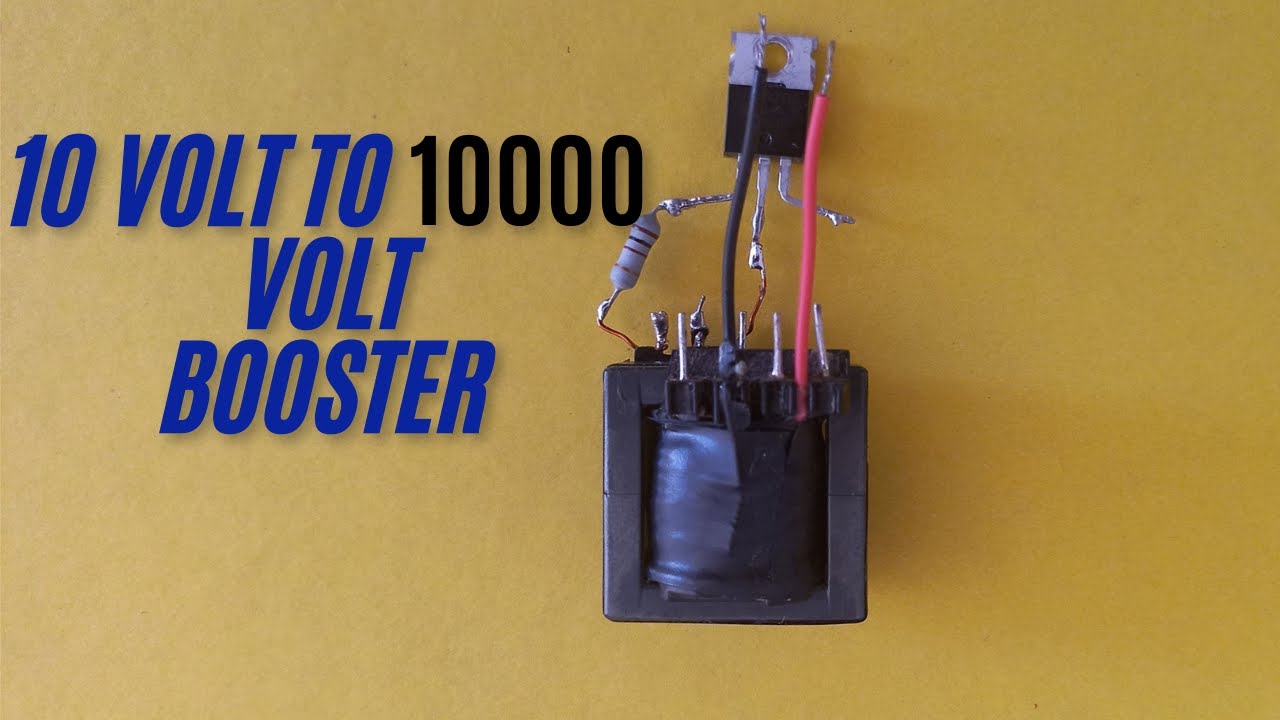 VOLTAGE BOOSTER AND SPARK GENERATOR ! - YouTube