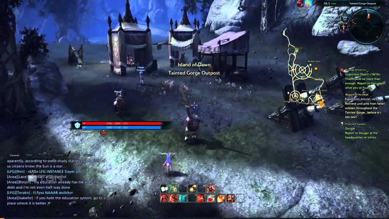 Tera Gameplay - Aman Lancer Tank Leveling, Part 2, ft. Towelliee - YouTube
