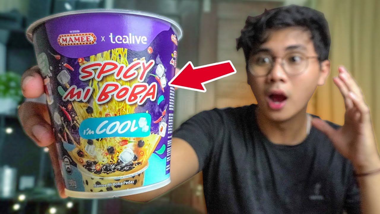 VIRAL DI TIKTOK! INI MIE ATAU BOBA?!!😵 SPICY MI BOBA DARI MALAYSIA ...