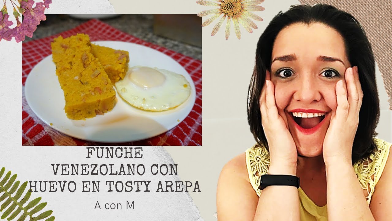 FUNCHE VENEZOLANO (Polenta) CON HUEVO EN TOSTY AREPA - YouTube