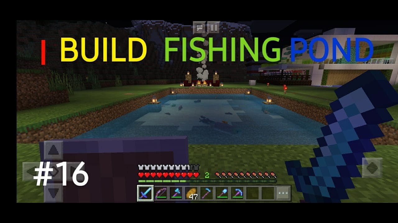 I BUILD FISHING POND//TSG GAMERZ//MINECRAFT GAMEPLAY #16 - YouTube