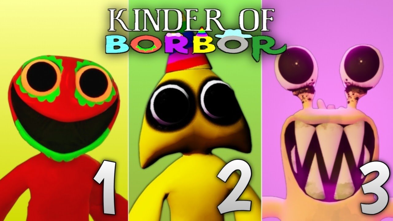 KINDER OF BORBOR ALL CHAPTERS (1,2,3) Full Gameplay + ALL JUMPSCARES - YouTube