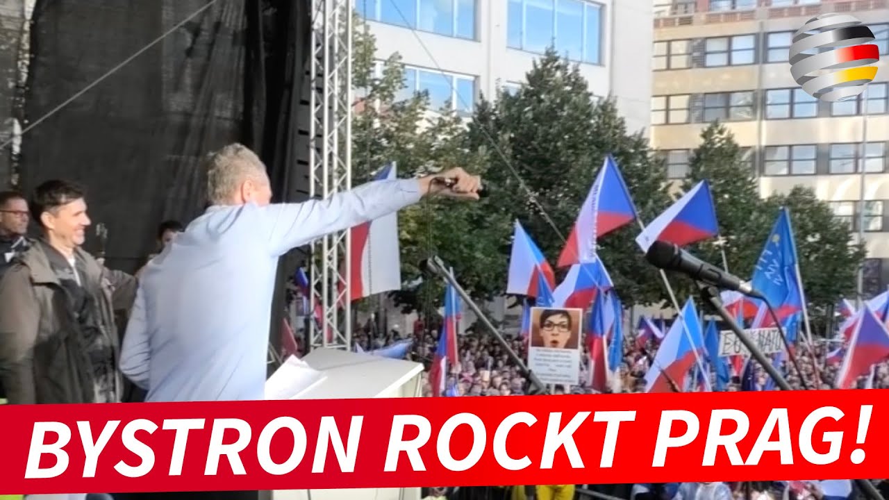 Petr Bystron (AfD) rocks Prague with pro-Trump speach! - YouTube