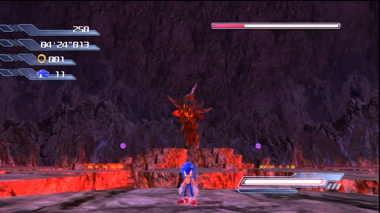 Sonic The Hedgehog - Sonic - BOSS : Iblis Phase 2 - YouTube