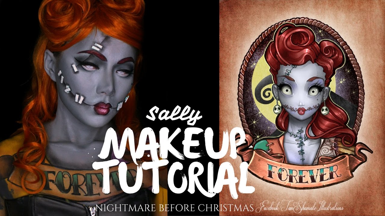 Sally Nightmare Before Christmas | Makeup Tutorial - YouTube