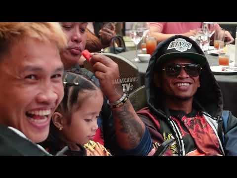 Kulitan ni Badong Aritiles and Pow Salud! Post Weigh-in Behind The Scene Videos with Casimero Fans