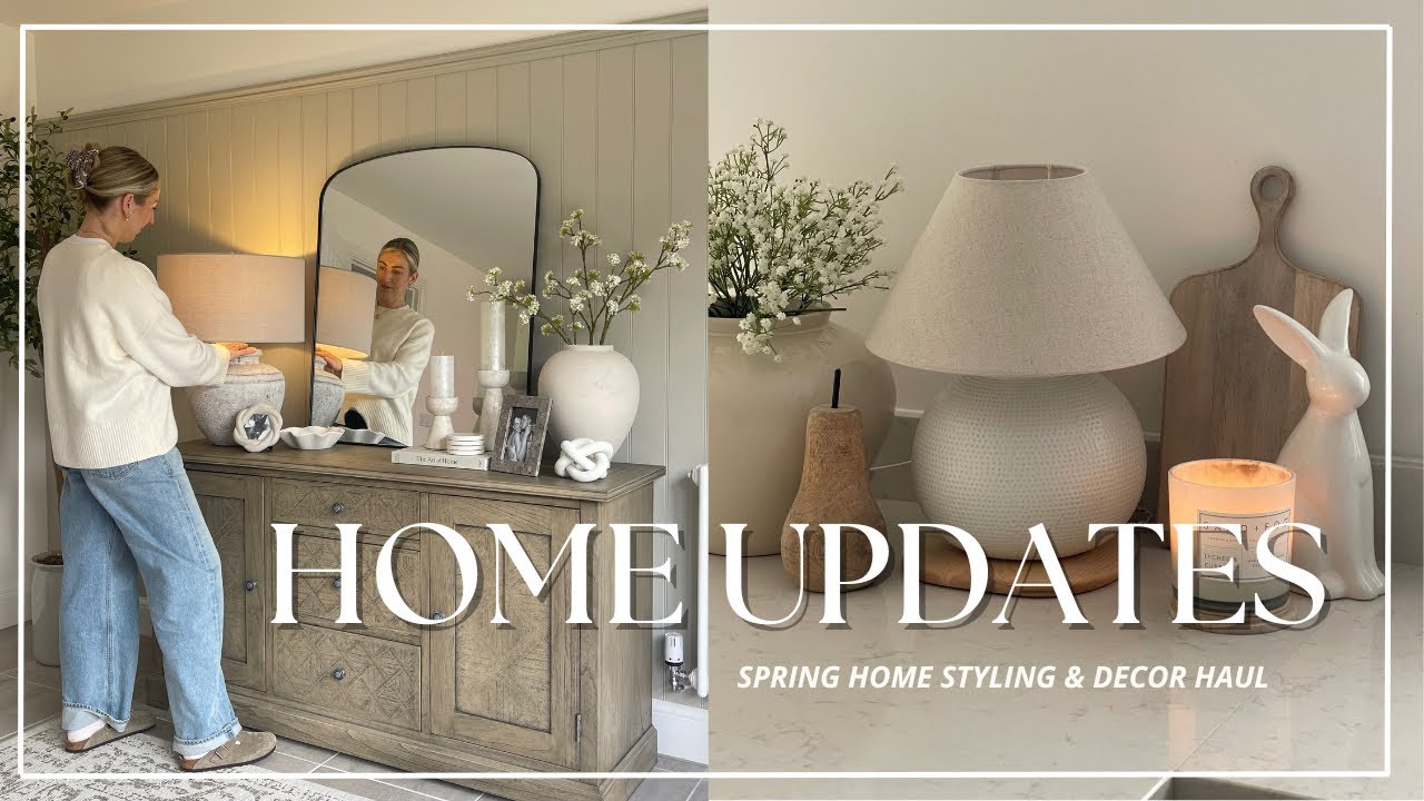 SPRING HOME UPDATES & HOMEWARE HAUL| HOMESENSE, DUNELM & H&M HOME ...