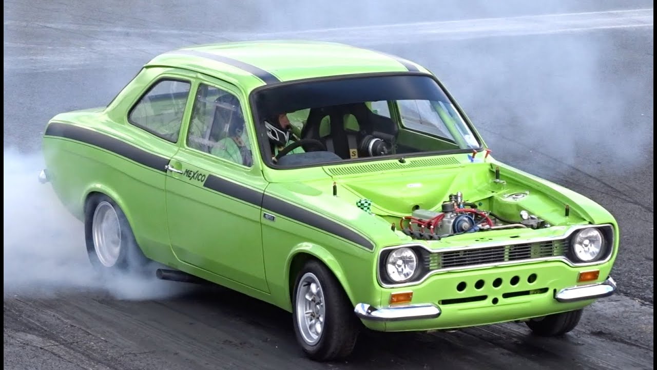 2015 Ford Fest - Mk1 Escort Drag Racing Compilation Video - YouTube