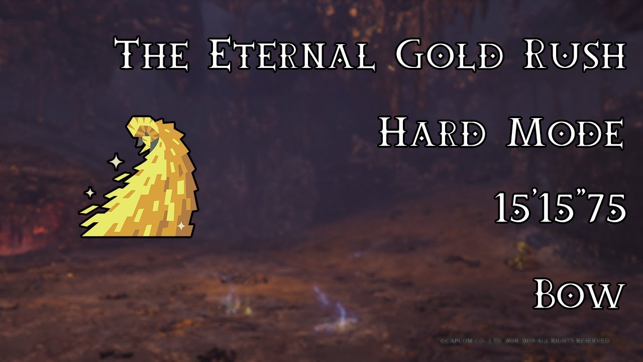 [ MHW:I ] The Eternal Gold Rush Hard mode 15'15"78 with Bow - YouTube