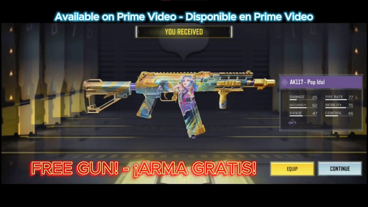 AK117 - Pop Idol Epic Weapon Blueprint - Call Of Duty Mobile - "FREE ...