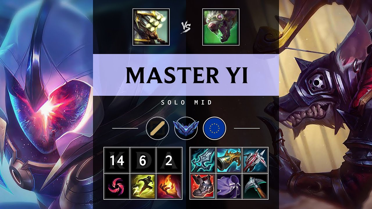 Master Yi Mid vs Twitch - EUW Diamond Patch 25.19 - YouTube
