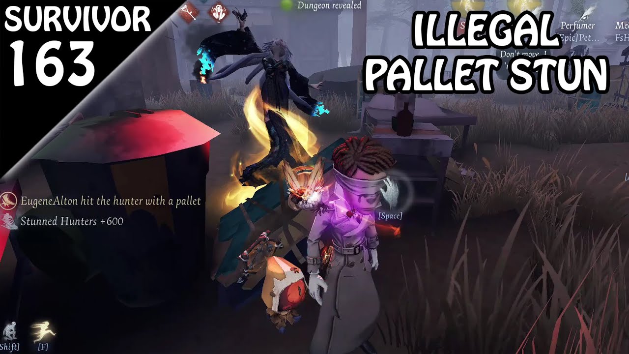 ILLEGAL Pallet Stun - Survivor Rank #163 (Identity V) - YouTube