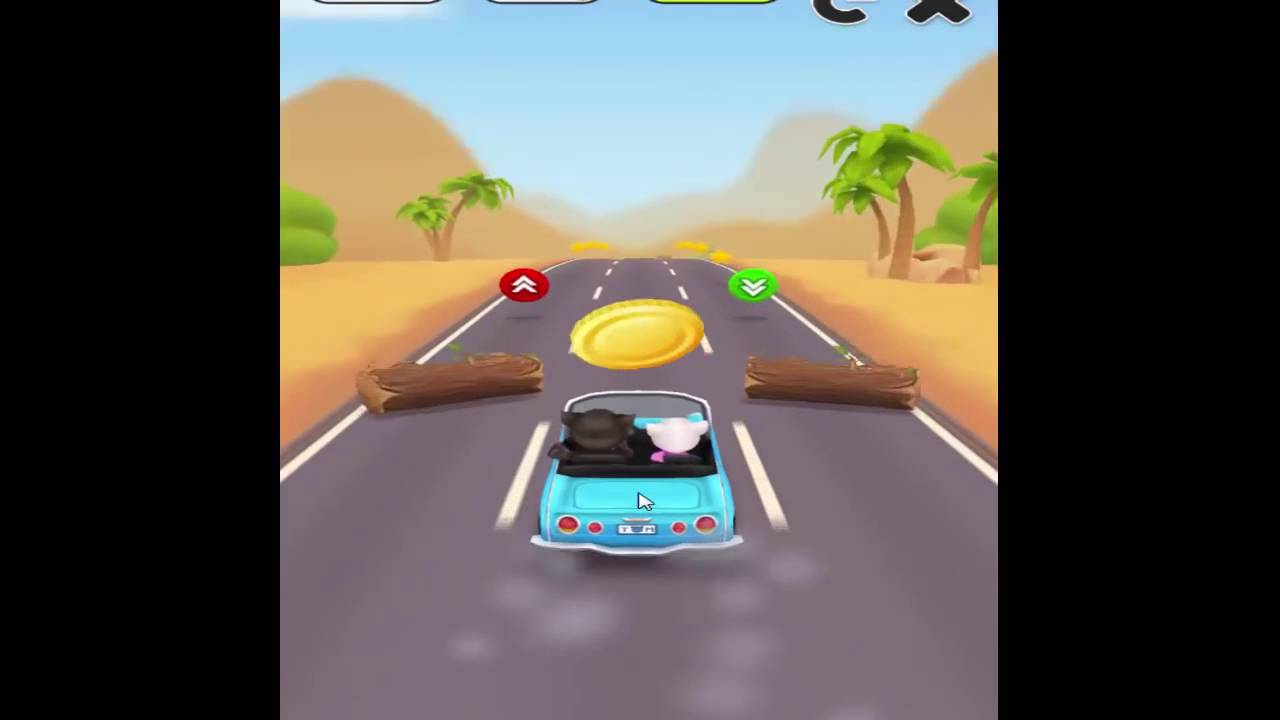 Talking Tom Gameplay 19 Talking Tom Rocket Fun Game Hit the Road Game ...