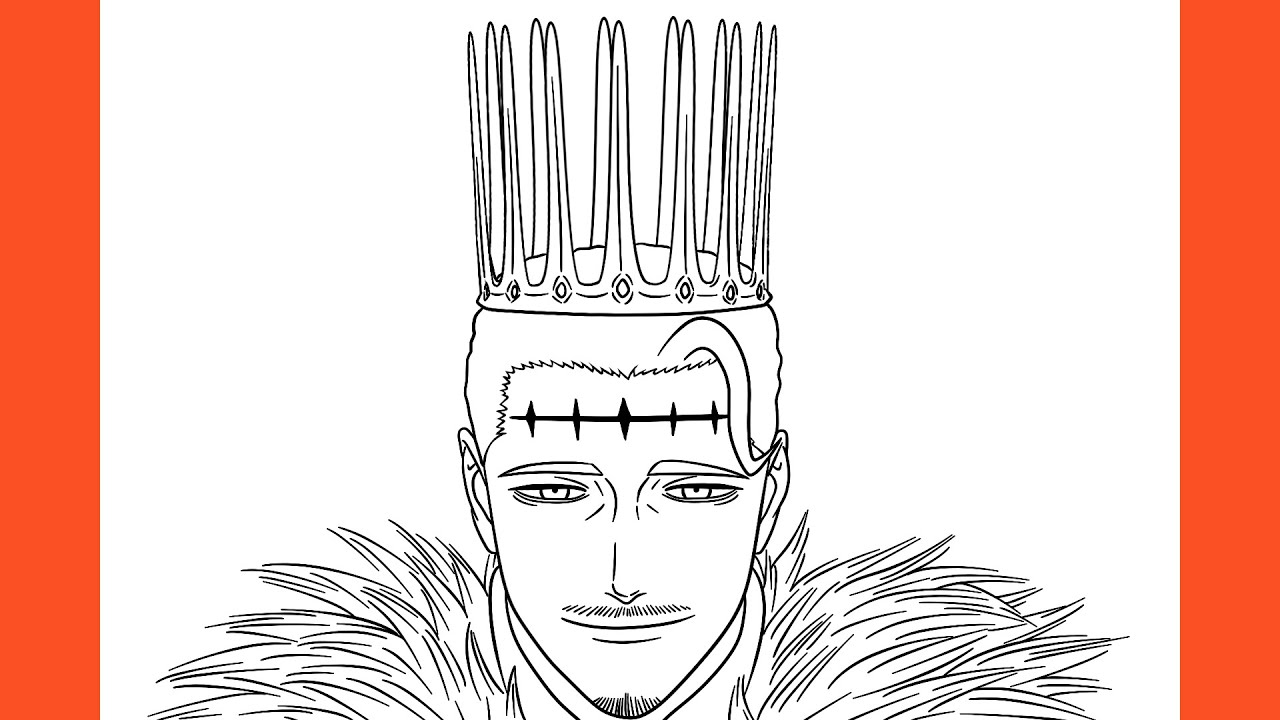 How To Draw Dante Zogratis (Black Clover) - YouTube