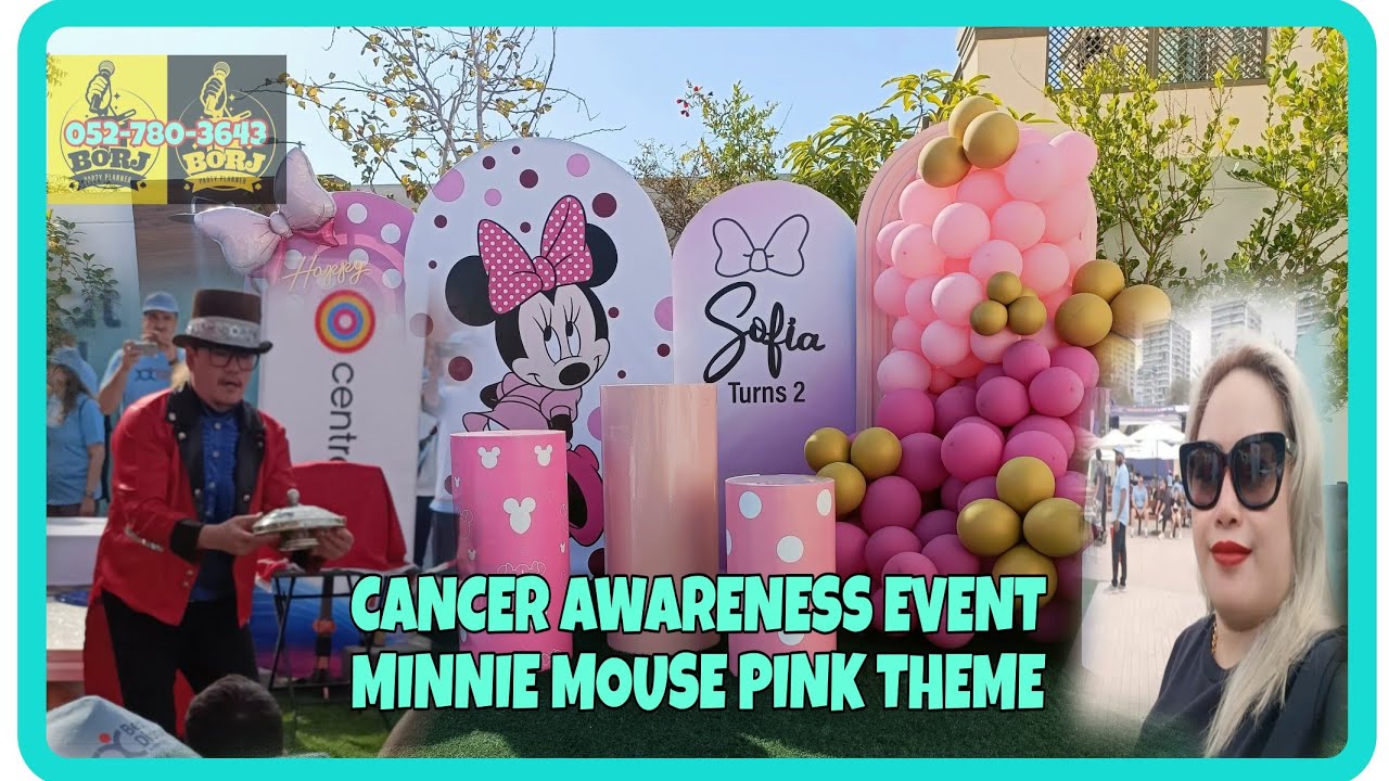 BREAST CANCER AWARENESS DAY || MINNIE MOUSE PINK & ENTERTAINMENT ...
