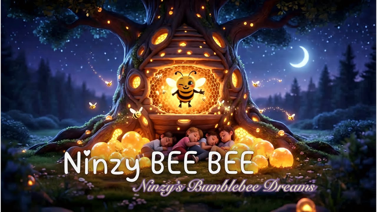 Ninzy’s Bumblebee Dreams 🐝 | Soothing Bedtime Lullaby for Kids | Gentle ...