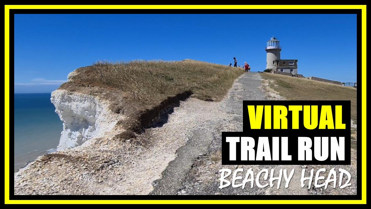 Virtual running video for treadmill - Beachy Head virtual run with ...