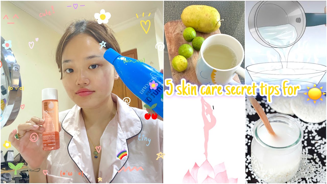 My 5 best SKIN CARE SECRET TIPS for summer ☀️ - YouTube