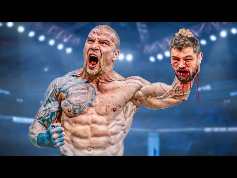 This Russian Bare Knuckle Fighter MAULS People