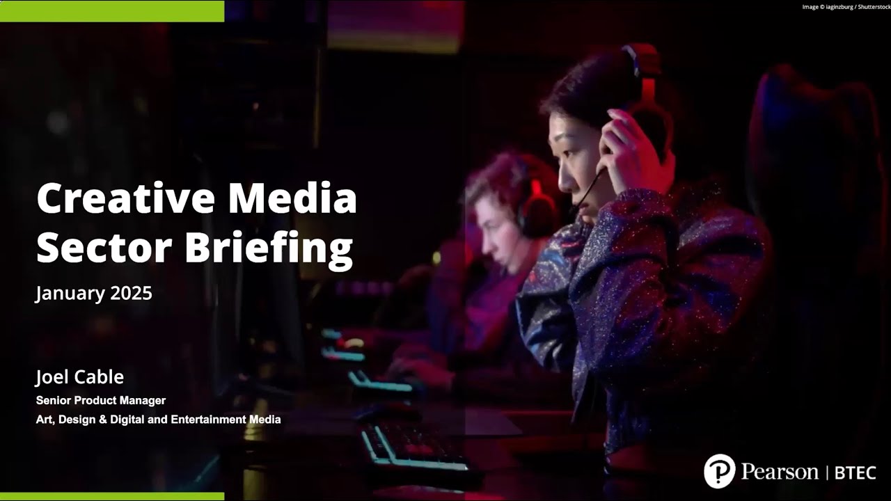 BTEC Post 16 Levels 2 and 3: Briefing Session for Creative Media - YouTube