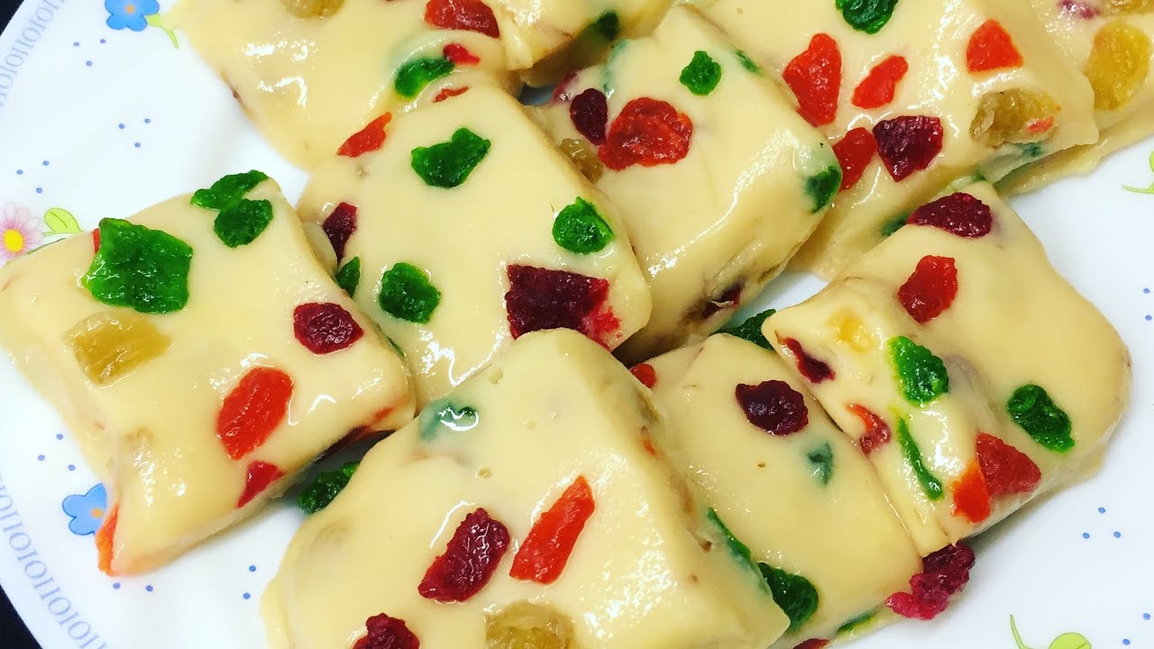 Sheer Pira Recipe | Homemade Afghan sweets (sheer pira) | Milk Powder ...