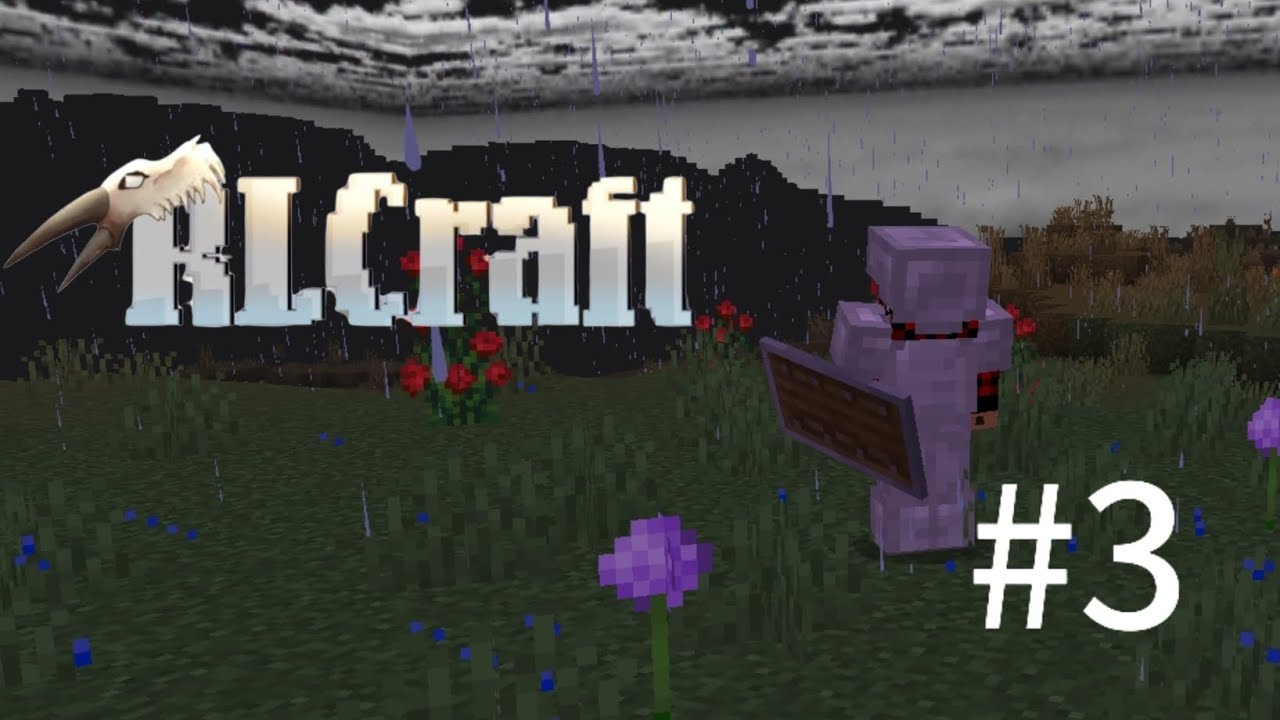 Mencari desa villajer dan full armor iron di dunia RLcraft - YouTube