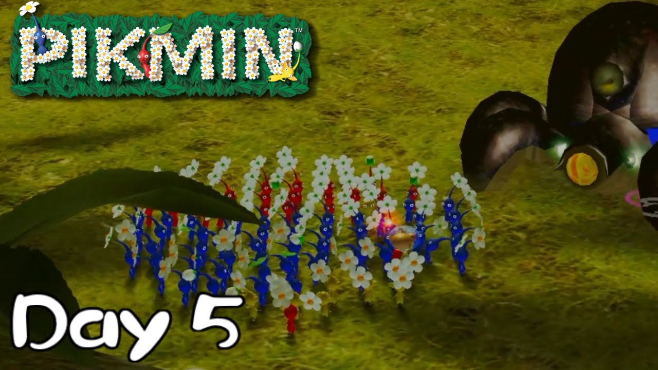 Pikmin - Day 5: Attempted Efficiency - YouTube
